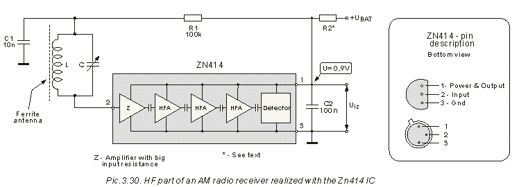 3.10 Miniature Receiver with ZN414 (ZN414Z) IC | Radio Receivers, from ...